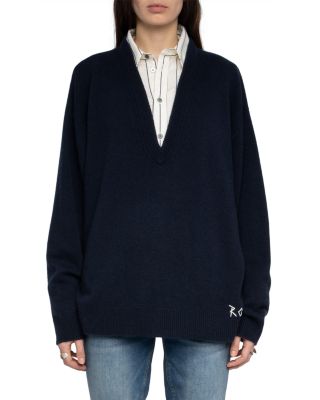 Click here for Zadig & Voltaire Swyny Wool V Neck Sweater prices