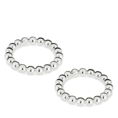 Click here for Christofle Perles Silverplate Napkin Rings  Set of... prices