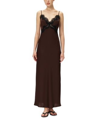 Click here for Elodie The Label Evy Satin Slip Dress prices