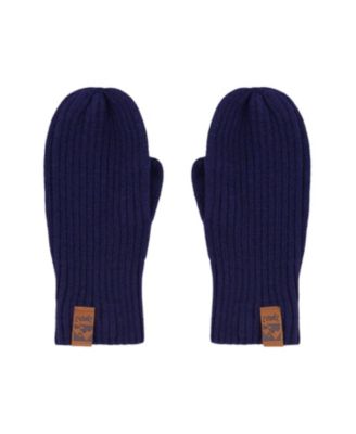 Click here for Deux par Deux Unisex Soft Ribbed Knit Mittens - Li... prices
