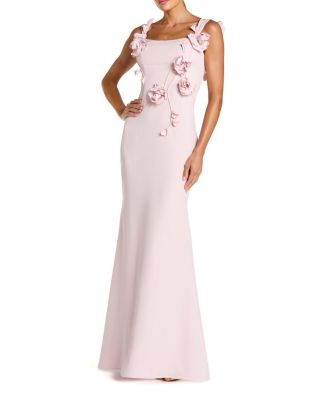 Click here for Mac Duggal Crepe Sleeveless Column Gown with Flora... prices