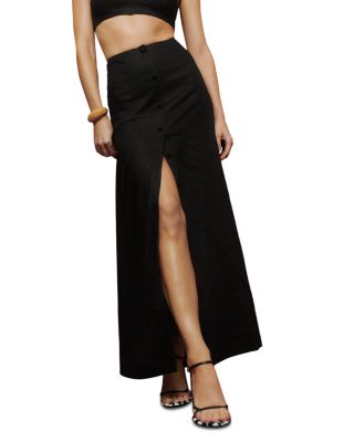 Click here for Reformation Andi Linen Maxi Skirt prices