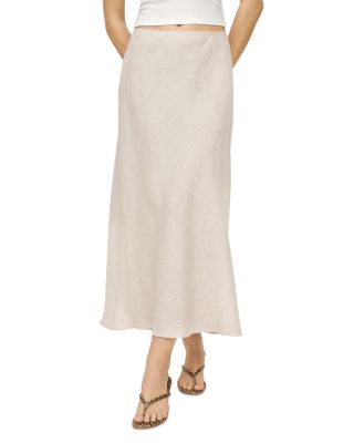 Click here for Reformation Layla Linen Skirt prices
