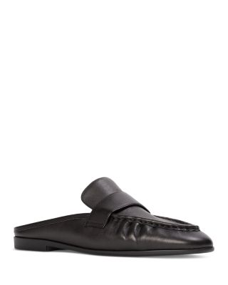 Click here for Black Suede Studio Womens Gabby Loafer Mules prices