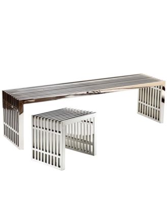 Click here for Modway Gridiron Benches  Set of 2 prices