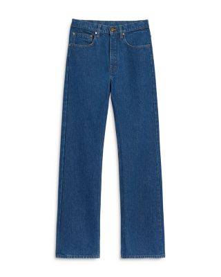 Click here for Jil Sander High Rise Straight Jeans in Medium Deni... prices