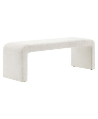 Click here for Modway Simba Boucle Fabric Waterfall Long Bench prices