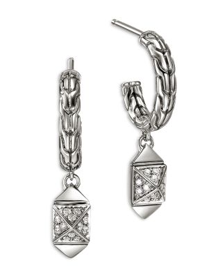 Click here for John Hardy Sterling Silver Icon Diamond Pyramid Cl... prices