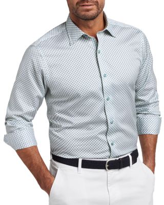 Click here for David Donahue Neat Print Shirt prices