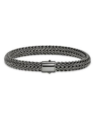 Click here for John Hardy Sterling Silver Icon Dark Woven Link Br... prices