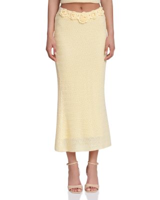 Click here for Avec Les Filles Crochet Midi Skirt prices