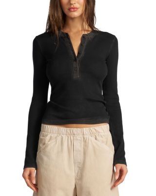 Click here for Cotton Citizen Verona Henley Top prices