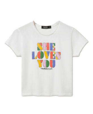 Click here for Junk Food Clothing Womens The Beatles She Loves Yo... prices