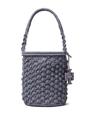 Click here for Tory Burch Ella Hand Crochet Straw Bucket Bag prices