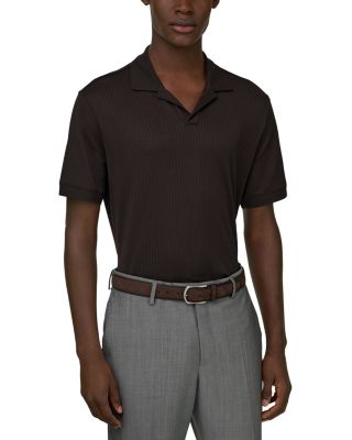 Click here for Boggi Milano Mini Jacquard Open Collar Shirt prices