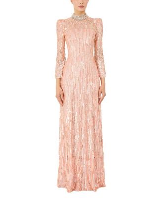 Click here for Jenny Packham Memphis Sequin-Embellished Maxi Dres... prices