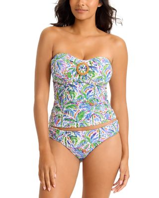 Click here for Tommy Bahama Poolside Palms Bandeau Tankini Top prices