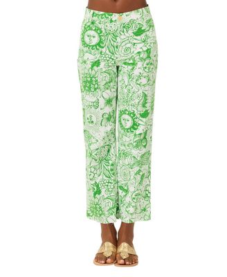 Click here for Lilly Pulitzer Harleen High Rise Crop Jeans in Ros... prices