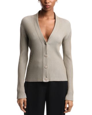 Click here for Emporio Armani Ribbed Striped Cardigan prices