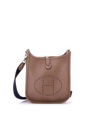 Click here for Pre-Owned HERMES Tpm Evelyne Bag Gen Iii Clemence prices