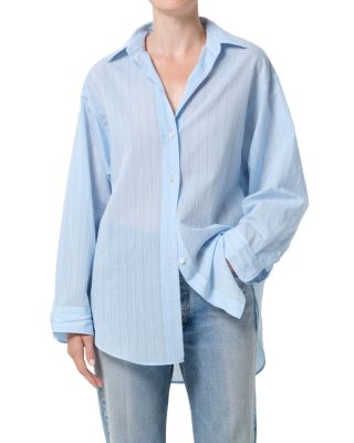 Click here for Agolde Sona Button Front Shirt prices
