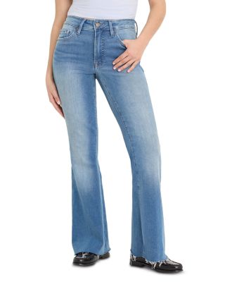 Click here for Good American Good Petite Mid Rise Flare Jeans in... prices