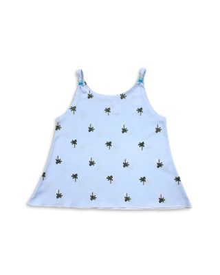 Click here for Esme Girls Bead Island Palm Print Tank Top - Littl... prices