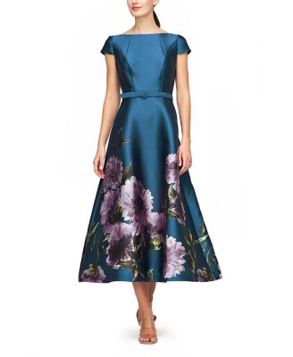 Click here for Kay Unger Ina Tea Length Dress prices