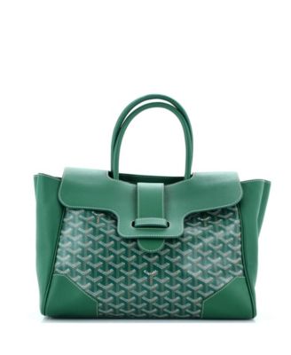 Click here for Pre-Owned Goyard Saigon Tote Bag Coated Canvas wit... prices