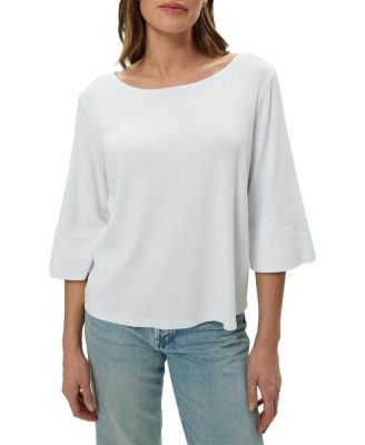 Click here for Michael Stars Rosalynn Wide Sleeve Boatneck Top prices