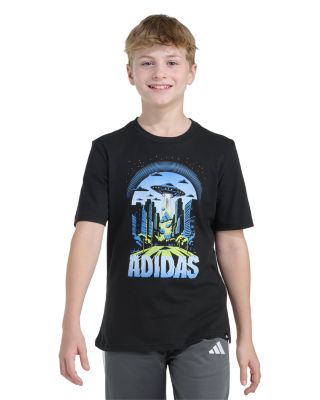 Click here for Adidas Boys Short Sleeved Space City Tee - Little... prices
