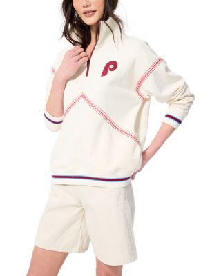 Click here for Terez Baseball Stitch Quarter Zip Sweatshirt prices