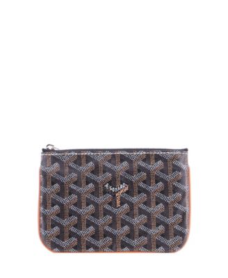 Click here for Pre-Owned Goyard Mini Senat Zip Pouch Coated Canva... prices