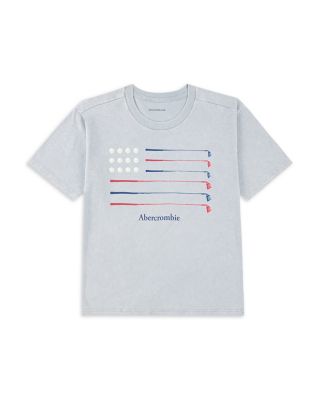 Click here for abercrombie kids Boys Flag Club Tee - Big Kid prices