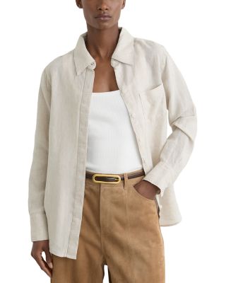 Click here for Reiss Belle Linen Shirt prices