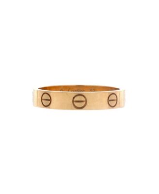 Click here for Pre-Owned Cartier Love Wedding Band Ring 18K Gold prices