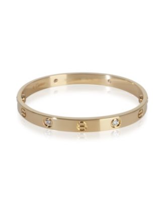 Click here for Pre-Owned Cartier Love 18k Yellow Gold Bracelet prices