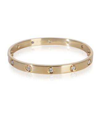 Click here for Pre-Owned Cartier Love 18k Yellow Gold Bracelet prices