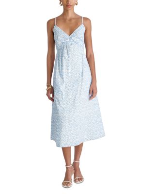 Click here for French Connection Rhodes Poplin Stacey Fleur Midi... prices