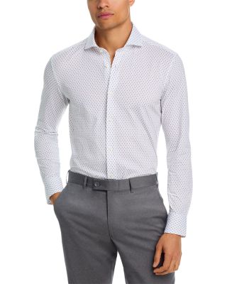 Click here for Boss Hank Performance Spread Collar Slim Fit Butto... prices