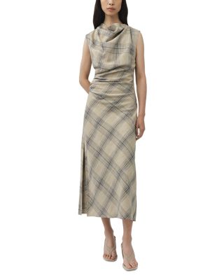 Click here for Simkhai Burke Draped Midi Dress prices