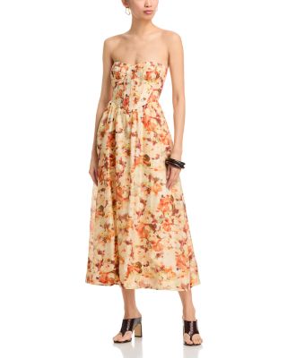 Click here for Bardot Lola Printed Midi Dress prices