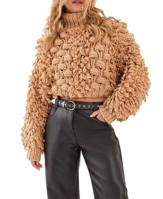 Click here for Nasty Gal High Neck Cropped Sweater prices