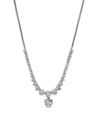Click here for Nadri Astrid Cubic Zirconia Heart Statement Neckla... prices