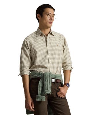 Click here for Polo Ralph Lauren Classic Fit Gingham Oxford Shirt prices