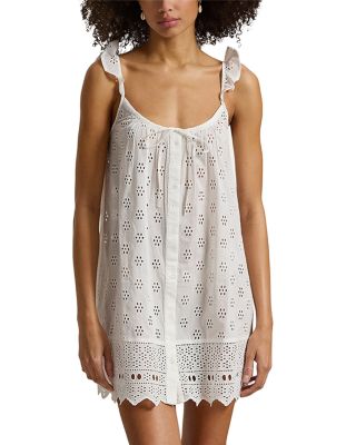 Click here for Polo Ralph Lauren Eyelet Cami Slip Dress prices