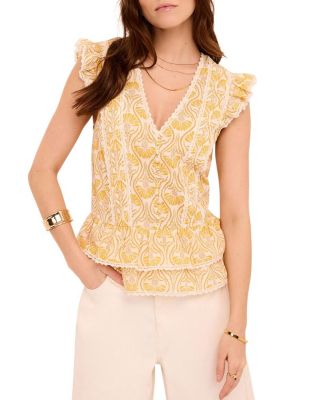 Click here for Mint Velvet Womens Cotton Floral Print Top prices