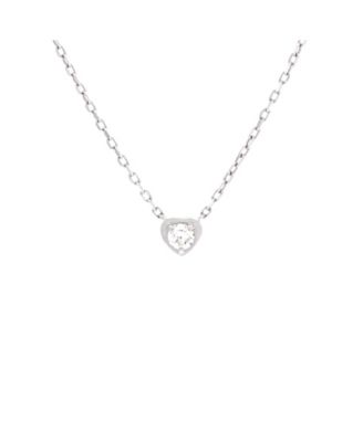 Click here for Pre-Owned Cartier DAmour Heart Pendant Necklace 18... prices