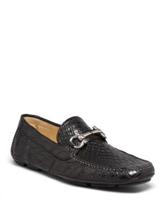 Salvatore Ferragamo Men's Parigi Crocodile Drivers | Bloomingdale's