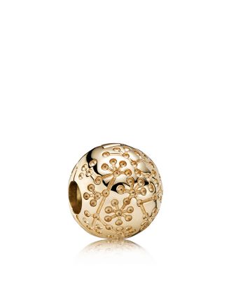 Pandora Clip - 14K Gold Floral Lucerne, Moments Collection ...
